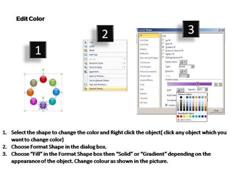 PowerPoint Backgrounds Chart Cycle Process Ppt Themes