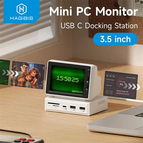 Hagibis Mini Monitor Usb C Docking Station Official Store Hagibis Shop