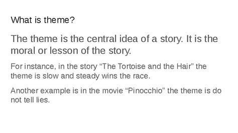 Theme Ela Review Slides By Teach Every Second Tpt