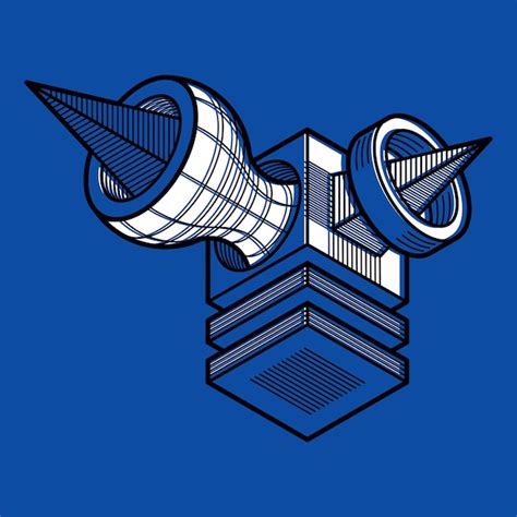 Premium Vector Abstract Vector Geometric Form 3d Polygonal Shape