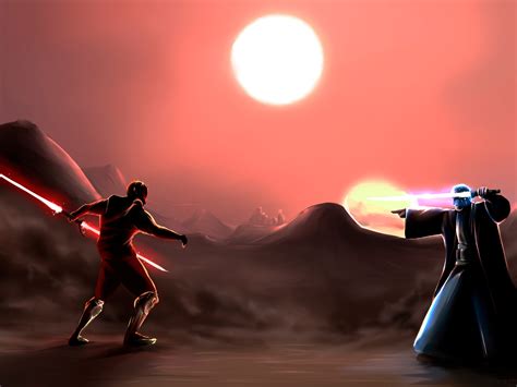 1400x1050 Darth Maul Vs Obi Wan Kenobi Wallpaper1400x1050 Resolution