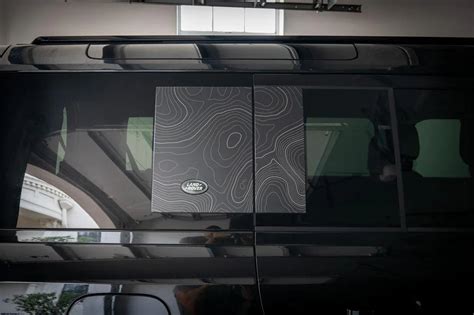 2020 Defender 110 130 Topo Side Window Panel Overlay Stickerfab