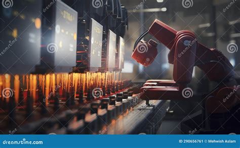 A Photo Of Ai Driven Quality Control Stock Illustration Illustration Of Generated Person