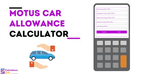 Motus Car Allowance Calculator Online