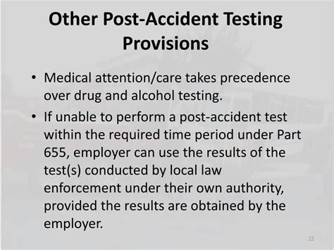 Ppt Fta Post Accident Testing Thresholds And Scenarios Powerpoint Presentation Id 5476550