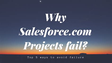 Why Projects Fail Top 5 Reasons