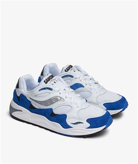 White Saucony Grid Shadow 2 Svd