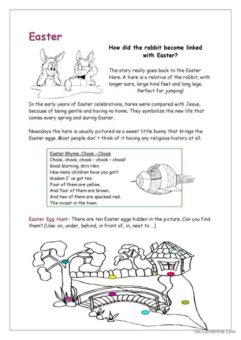 Easter English Esl Worksheets Pdf And Doc