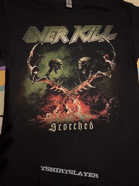 Overkill Scorched Europe Tour 2023 Tshirtslayer Tshirt And