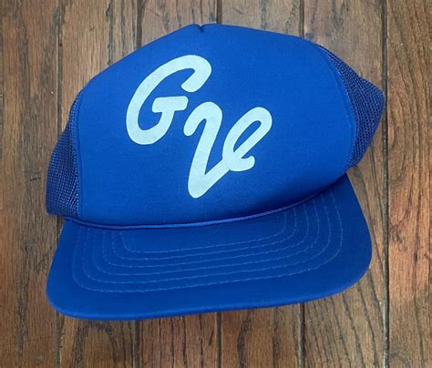 Vintage Trucker Hat Snapback Baseball Cap Gv Etsy