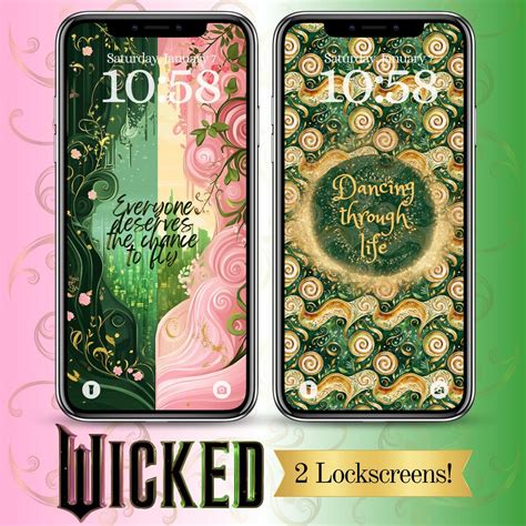 Wicked Themed Wallpapers With Song Lyricsmovie Quotes Wicked Pink