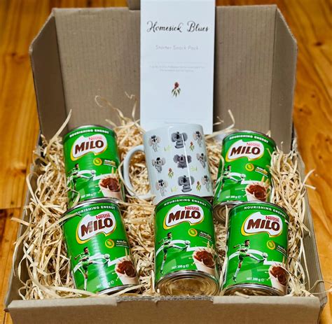 Australian Care Package Milo Box Including Fun Instructions On Classic