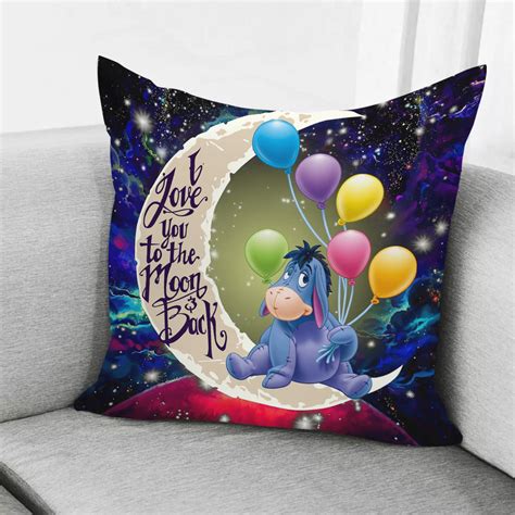Eeyore Winnie The Pooh Love You To The Moon Galaxy Pillowcase Room