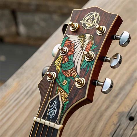 Custom Guitar Headstock Decals Dtl Dry Transfer Letters