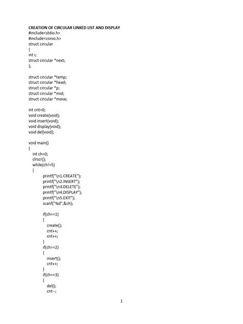 Circular And Doubly Linked List Pdf Computer Libraries Object Oriented Programming