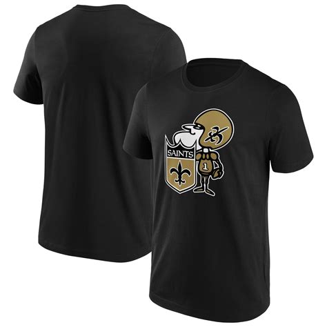 Mens New Orleans Saints Classic Logo T Shirt Rebel Sport
