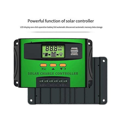 60a Pwm Solar Charge Controller 12v 24v Auto Adapting Lead Acid Lithium