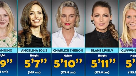 Height Of Female Celebrities 60 Photos Moonagedaydreamfilm
