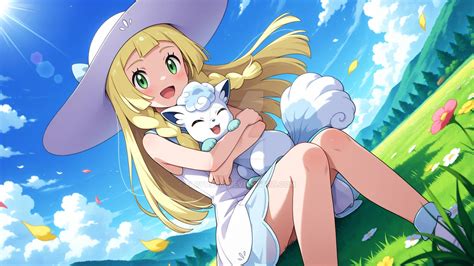 Lillie Hugging Snowy In A Sunny Day By Elryusam On Deviantart