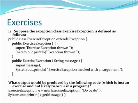 exceptions and exception handling ppt download