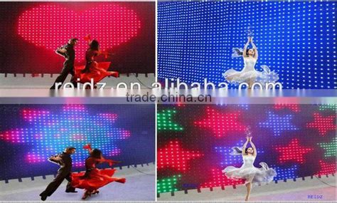 2017 Ce Rohs Led Curtain Decoration Sex Free Xxx Video Screen With