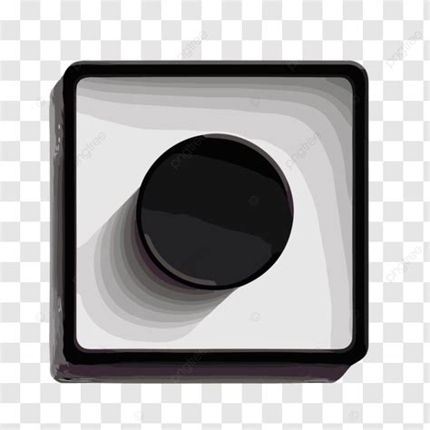 검정색 사각형 디자인의 사각형 버튼 벡터 흰색 배경에 있는 단순한 검은색 구독자 아이콘 그림자 없음 작은 프레임 중앙