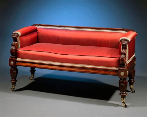 Regency Rosewood Settee At 1stdibs