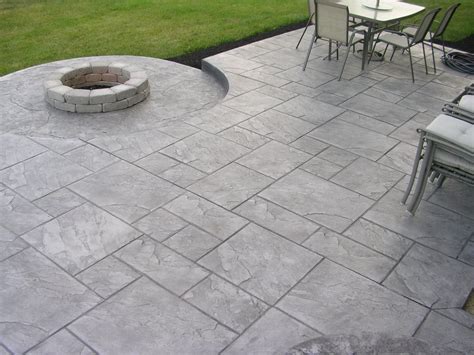 Beautiful Stamped Concrete In Columbus Ohio Stamped Cement Patio
