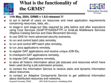Ppt Grid Lab Resource Management System Grms And Gridlab Services Powerpoint Presentation