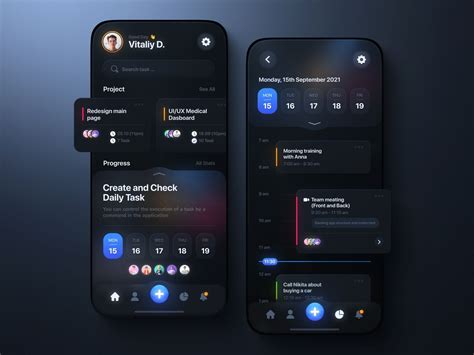 Task Manager App Interfaccia Utente App Idee