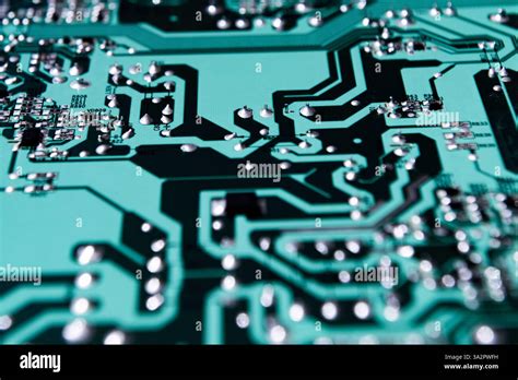 Technology Background Motherboard Cpu Electrons Circuit Board With