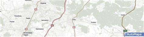 Mapa Żor Żory Na Mapie Targeo