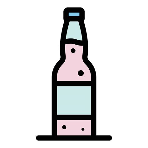 Glass Beer Bottle Icon Color Outline Vector 15149029 Vector Art At Vecteezy