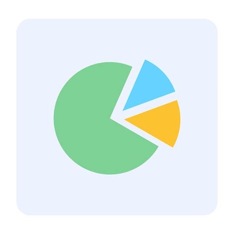 Premium Vector Flat Icon Design Of A Pie Chart