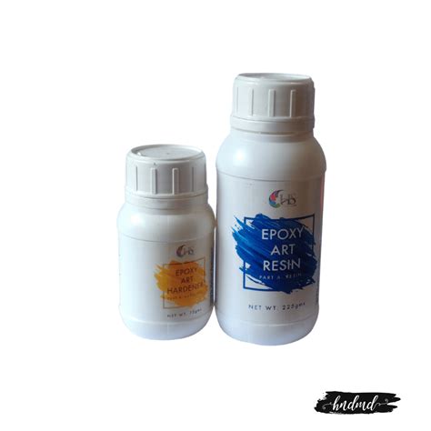 Hs Epoxy Resin And Hardener Kit 300gms Hs Resin 300 Craftadda