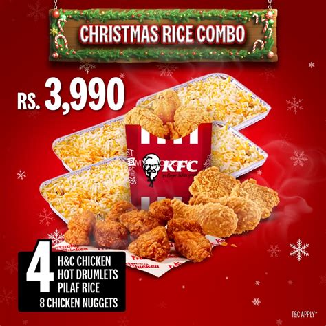 Christmas Rice Combo At Kfc Sri Lanka Kfc Sri Lanka