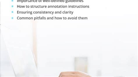 Writing Clear Annotation Guidelines Best Practices