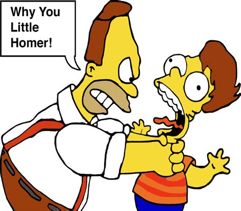 Abe Simpson Strangling Young Homer Simpson By Mrtoonlover83 On Deviantart