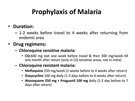 Antimalarial Drugs Pptx