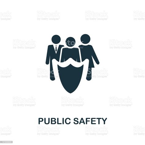 공공 안전 아이콘입니다 도시 아이콘 컬렉션에서 프리미엄 스타일 디자인입니다 Ui와 Ux가 픽셀 완벽 한 공공 안전 인쇄 사용