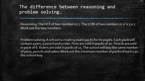 Educating Mrmattock Reasoning Problem Solving Interpretation And Fluency