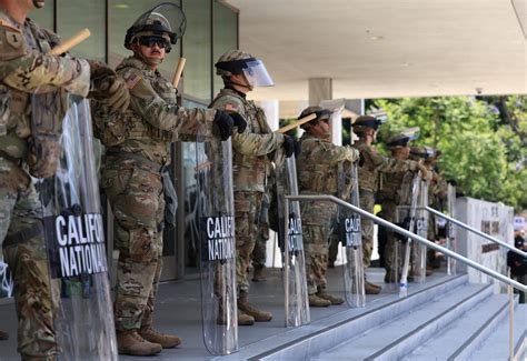 National Guard Deployed In Los Angeles During Protest Clashes