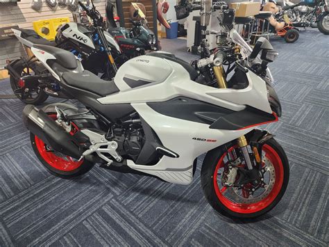 New 2025 Cfmoto 450ss Honor Mi Specs Price Photos Nebula White