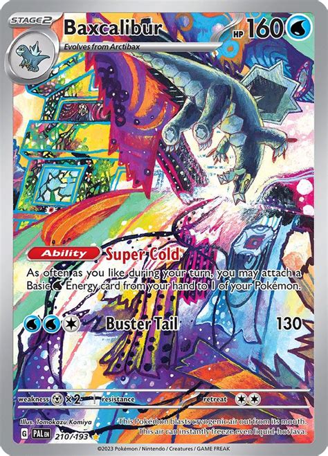 Baxcalibur — Paldea Evolved Price And Value Pokémon Tcg Stacked
