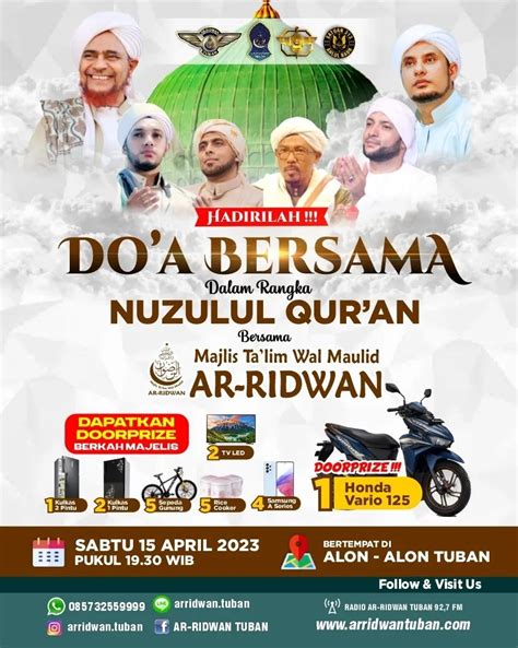 Jadwal Majelis Ar Ridwan Majlis Arridwan Tuban Facebook