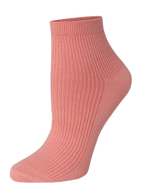 Hanes Womens Originals Supersoft Ankle Flat Knit Socks Extended Size