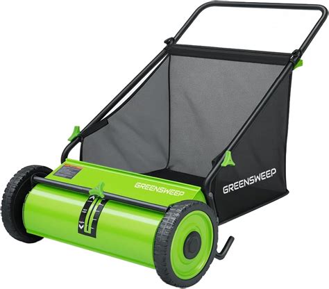 Pickup Pro Xl Garden Sweeper Manual Leaf And Grass Push Lawn Sweeper Pickup Pro