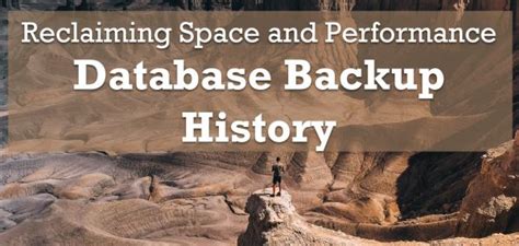 SQL SERVER Reclaiming Space And Performance Database Backup History SQL Authority With
