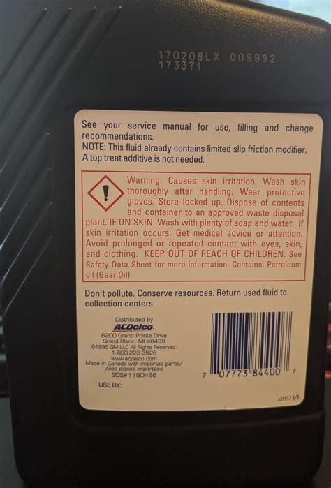 Ac Delco Lot Code Date Bobistheoilguy