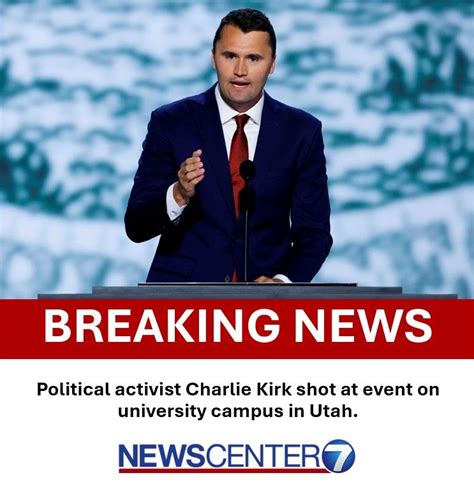 Whio Breaking Turning Point” Founder And Political Activist Charlie